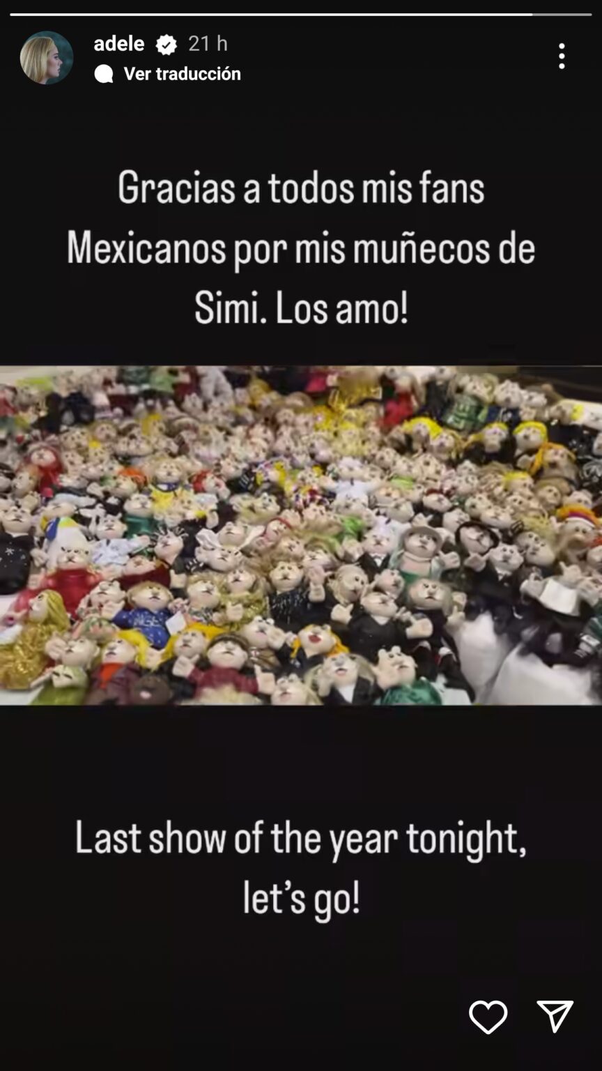 Adele presume su gigante colección de Dr. Simi y agradece a los ...