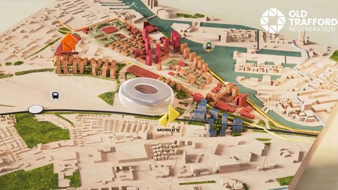 Manchester United reveló las imágenes del «New Trafford» que construirá ...